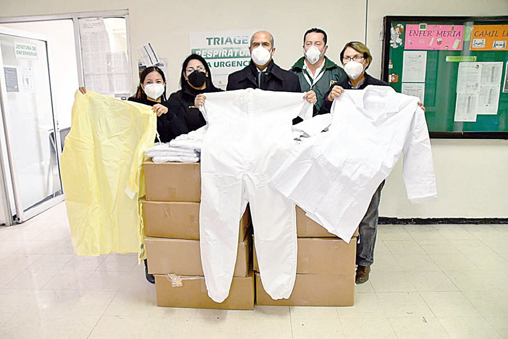 Entregan insumos al IMSS - Zócalo