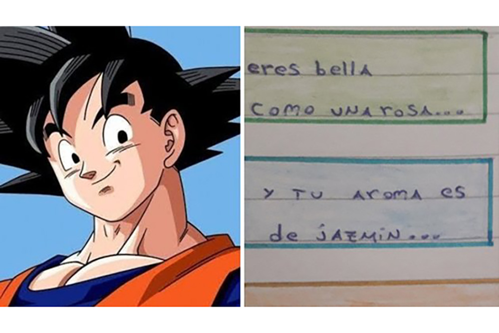 Niño hace poema dedicado a Goku de ‘Dragón Ball’; se vuelve viral - Zócalo