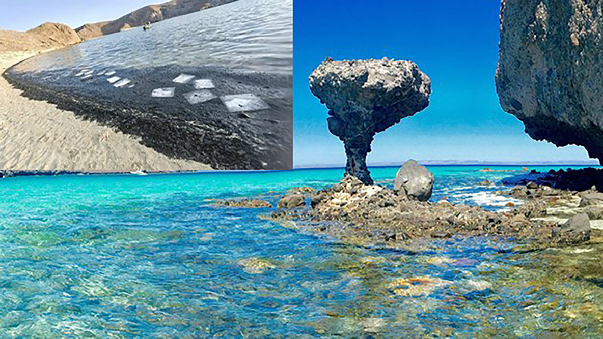 Yate derrama combustible y contamina Playa Balandra, en Baja California ...