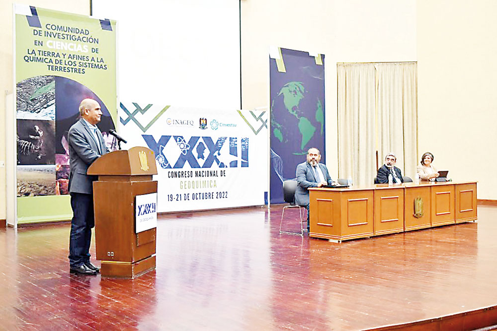 Da el Alcalde la bienvenida al XXXII Congreso Nacional de Geoquímica ...