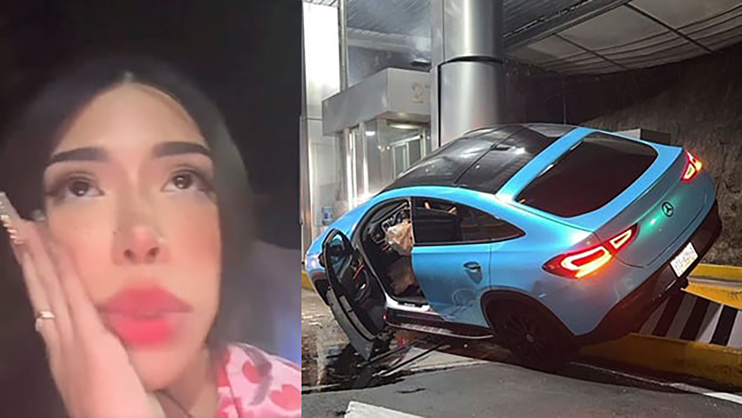 ‘Estoy muerta de miedo’: Yeri Mua sufre accidente vial en su Mercedes ...