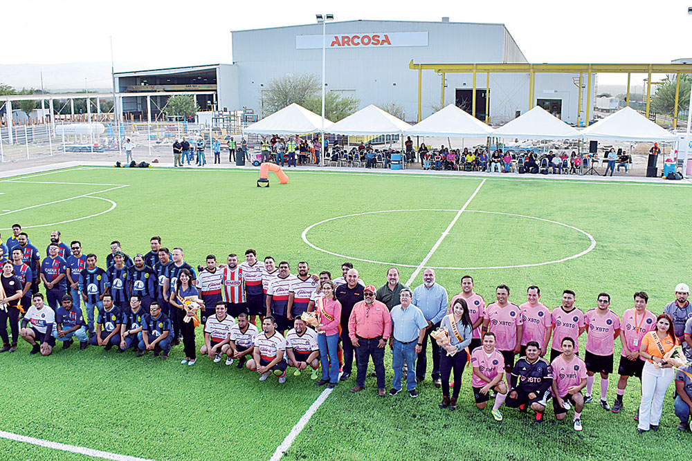Arcosa inaugura cancha de futbolito - Zócalo