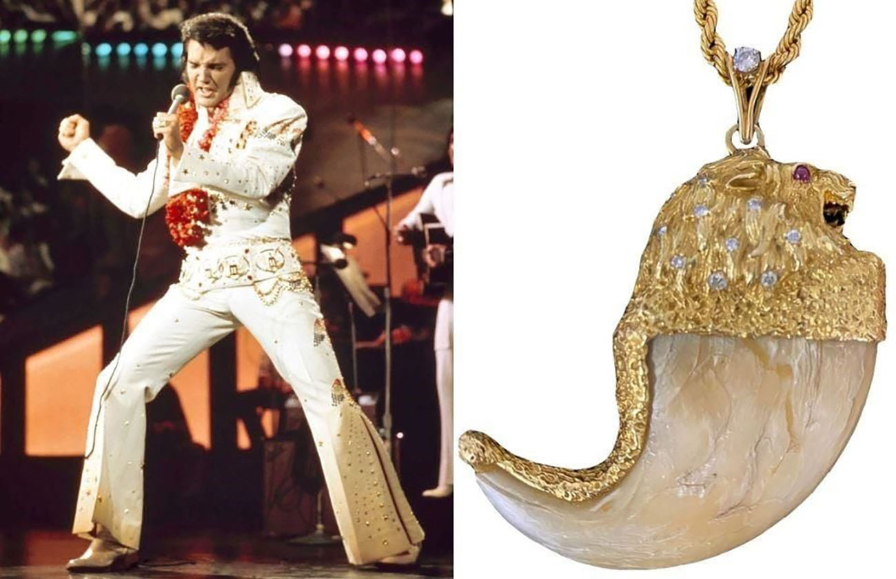 Subastarán un icónico collar de Elvis Presley - Zócalo