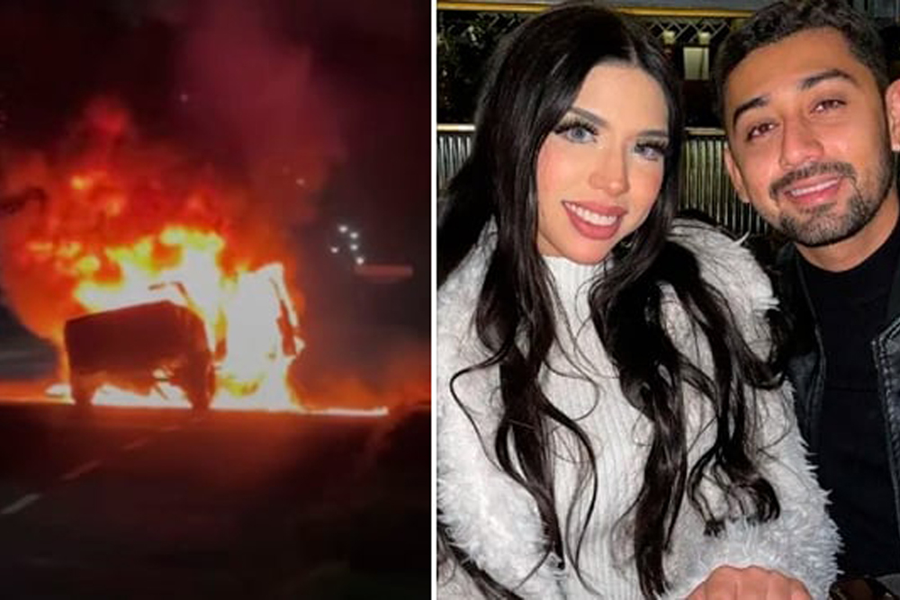Ex de Yeri Mua sufre grave accidente en la carretera; se incendió su ...