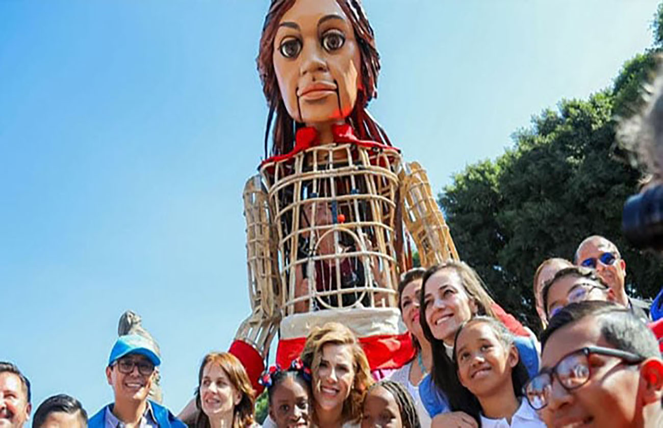 Amal, la marioneta gigante, ya entró a México por Tijuana - Zócalo