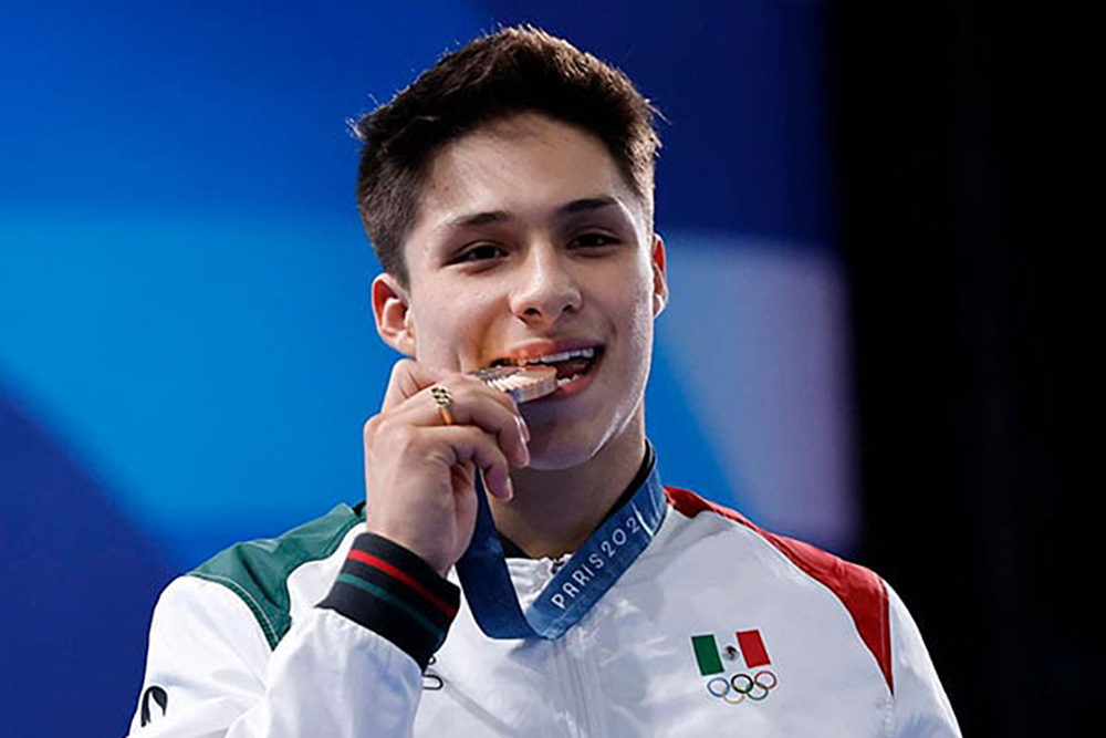 ¡Otra para México! Osmar Olvera conquista el Bronce en trampolín de 3m ...