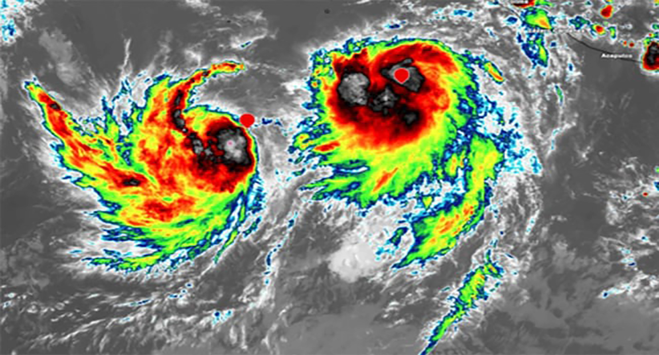 Baile de ciclones en el océano Pacífico: ¿Qué es el efecto Fujiwhara? - Zócalo