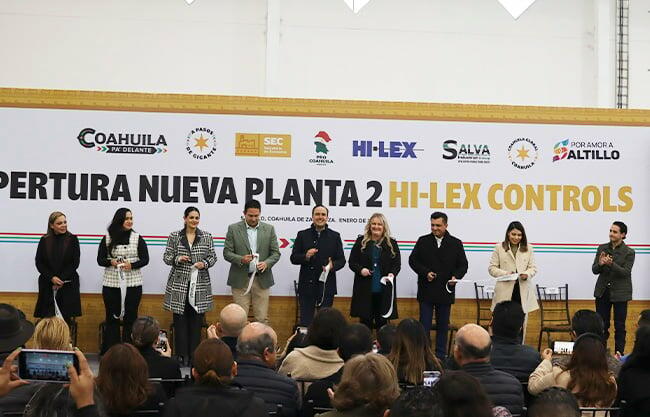 Inaugura Manolo Jiménez nueva planta HI-LEX Controls; segunda inversión ...