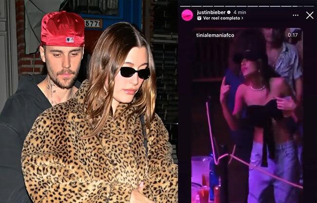 Justin Bieber compartió un video de Tini Stoessel en Instagram y Hailey ...